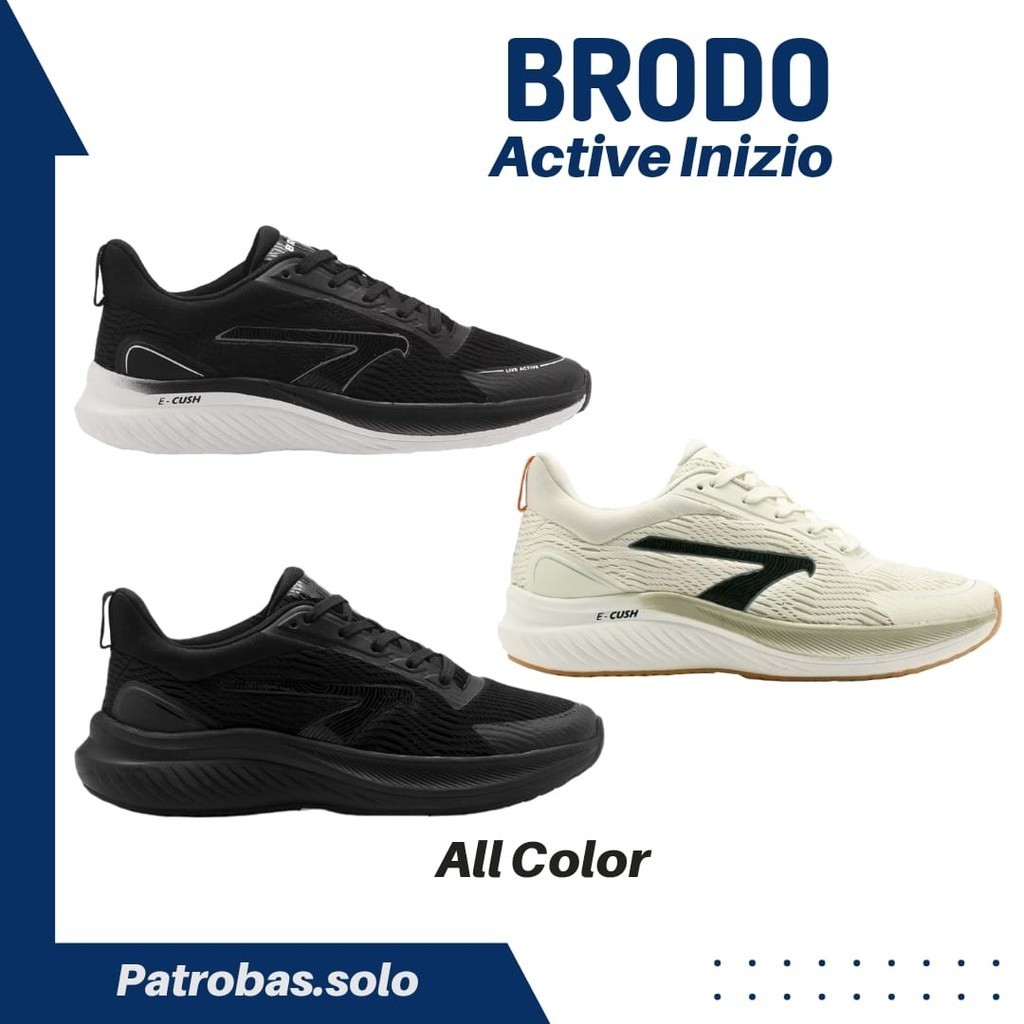 Jual BRODO Active Inizio All Color Sepatu Sneakers Running Olahraga ...