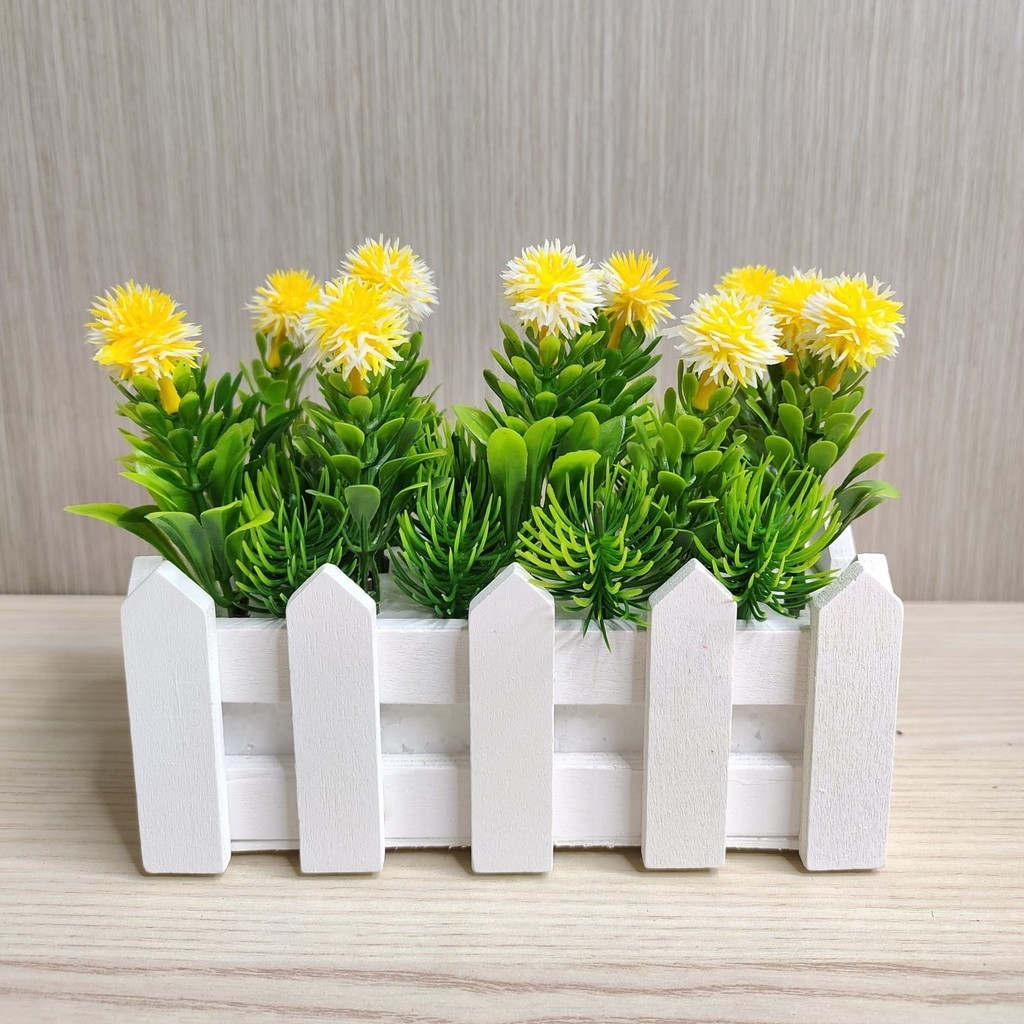Jual KM BUNGA POT PAGAR SET BUNGA COCOK UNTUK PAJANGAN | Shopee Indonesia