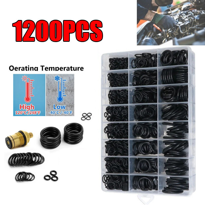 Jual Karet Seal O Ring 1200pcs HNBR / Rubber O Ring Seal Tightening +Box | Shopee Indonesia