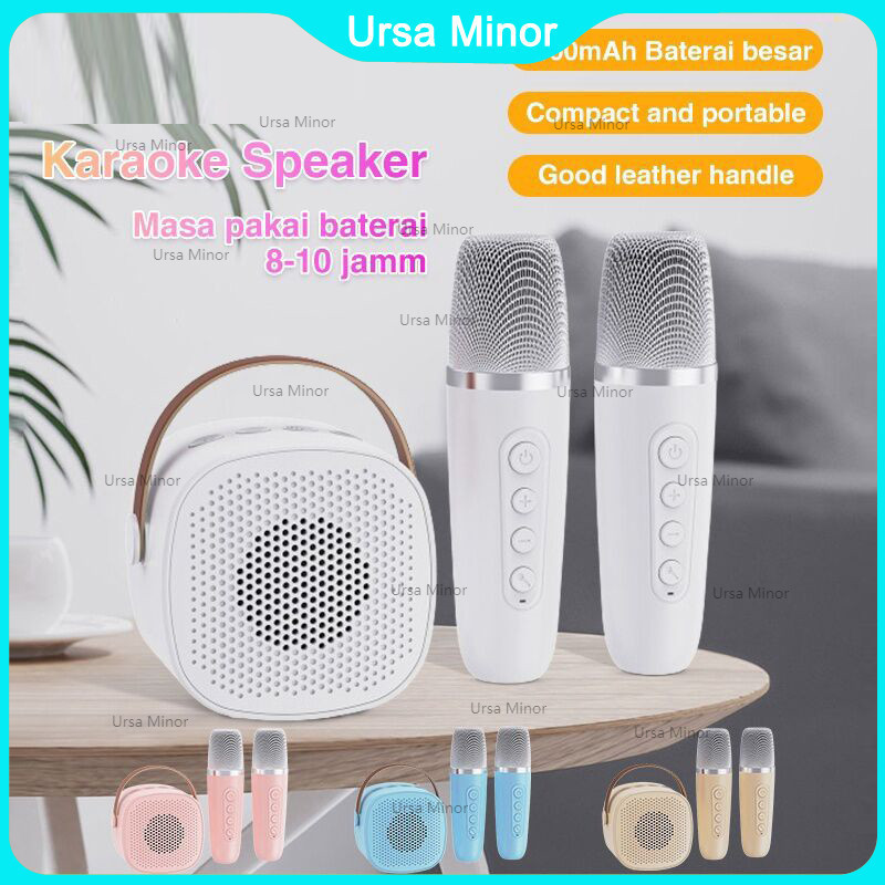 Jual [COD] Wireless Bluetooth Speaker Microphone Karaoke Set Bluetooth ...