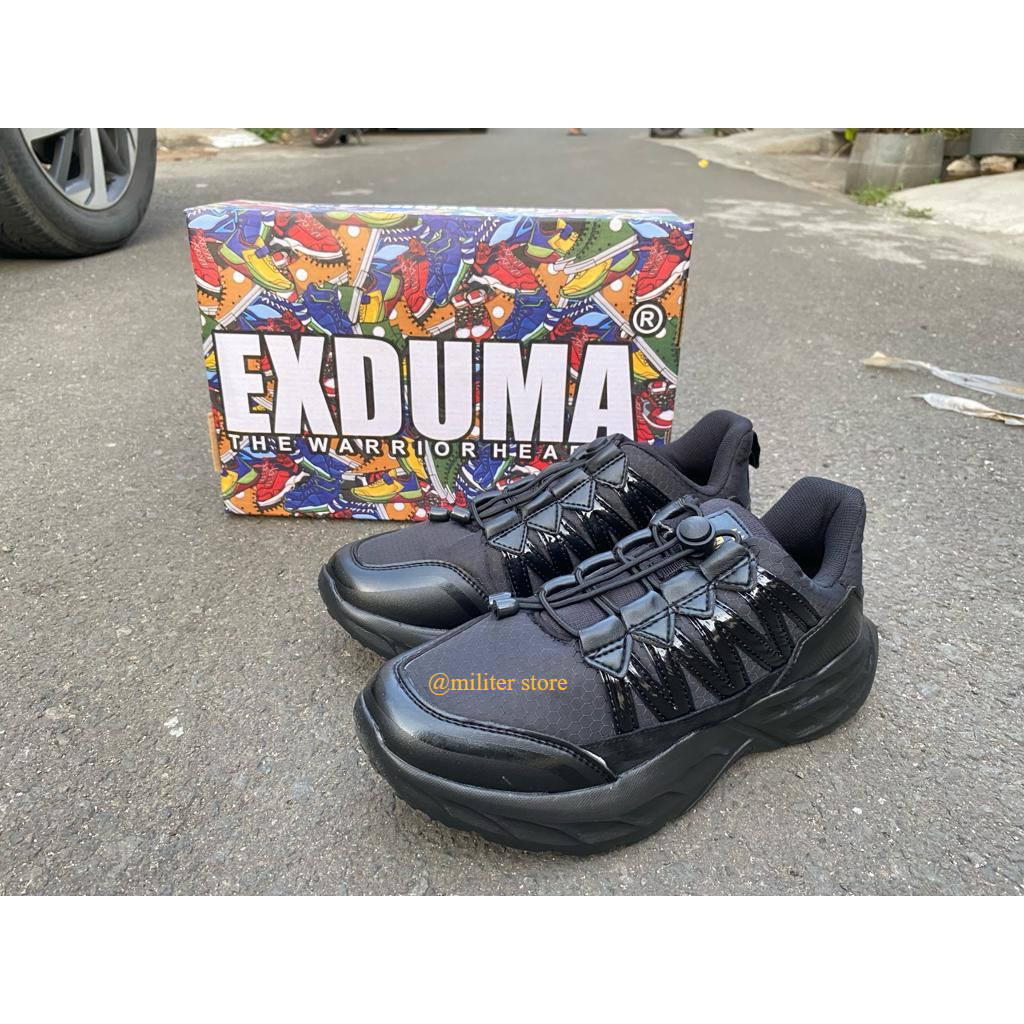 Jual sepatu exduma superblack sling putar bisa buat olahraga | Shopee ...