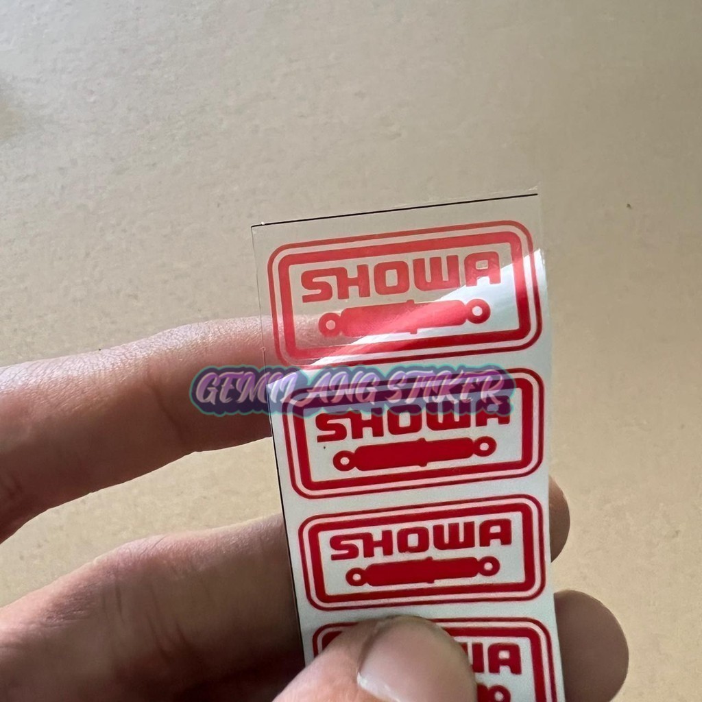 Jual Stiker Showa sticker shock bottom transparant Berkualitas Terbaik ...