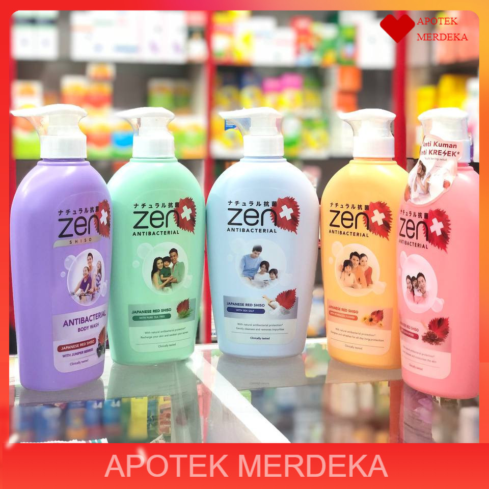 Jual Sabun Zen Pump Cair 480ml | Shopee Indonesia