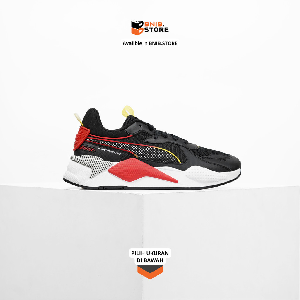 Jual Sepatu Sneaker Pria PUMA RS-X 3D Black Red [390025 07] Original ...