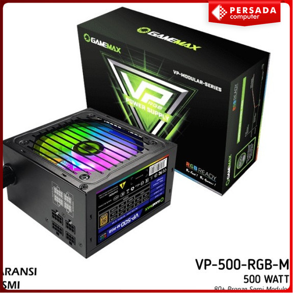 Jual PSU Gamemax VP-500 RGB Modular Performance Gaming 80+ Bronze VP500 ...