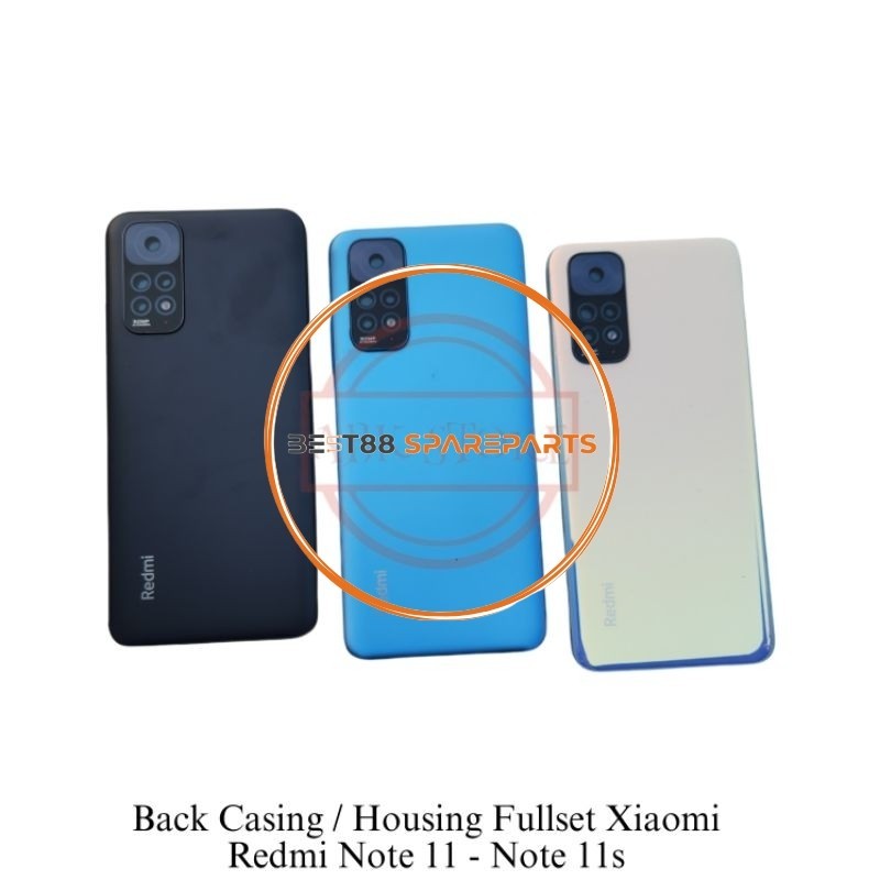 Jual BACK CASING - KESING - HOUSING XIAOMI REDMI NOTE 11 / 11S BACKDOOR ...