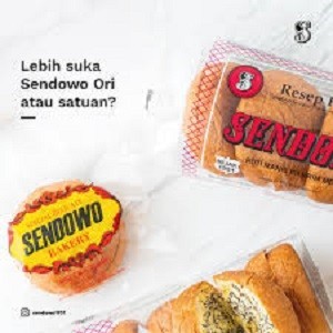 Jual Sendowo Roti Manis isi Cream meses 200gr Murah enak Roti jadul ...