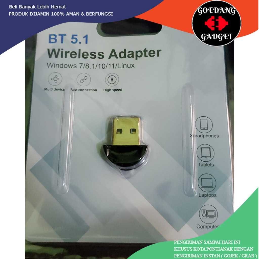 Jual BT DONGLE BLUETOOTH DONGLE USB ADAPTER V 5.0 USB BLUTUT DONGEL ...