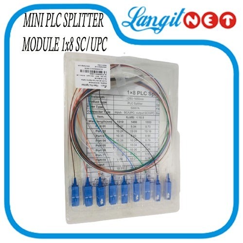 Jual MINI PLC SPLITTER 1-8 MODULAR 2 SC UPC FO | Shopee Indonesia