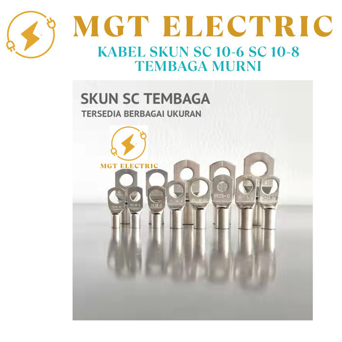 Jual Kabel Skun SC 10-6 SC 10-8 Tembaga Murni | Shopee Indonesia