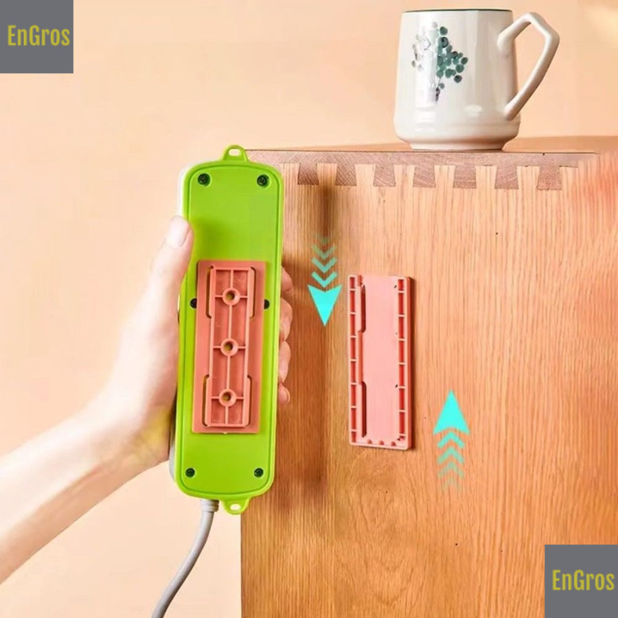 Jual FIXATOR HOLDER Gantungan Colokan Stop Kontak Power Strip Holder ...