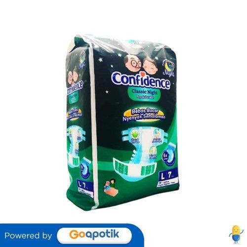 Jual Confidence Adult Diapers Classic Night Ukuran L 7 | Shopee Indonesia