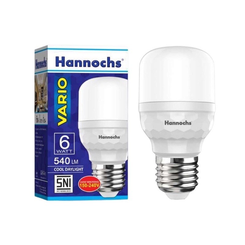 Jual Bola Lampu LED Hannochs Vario 6 Watt | Shopee Indonesia