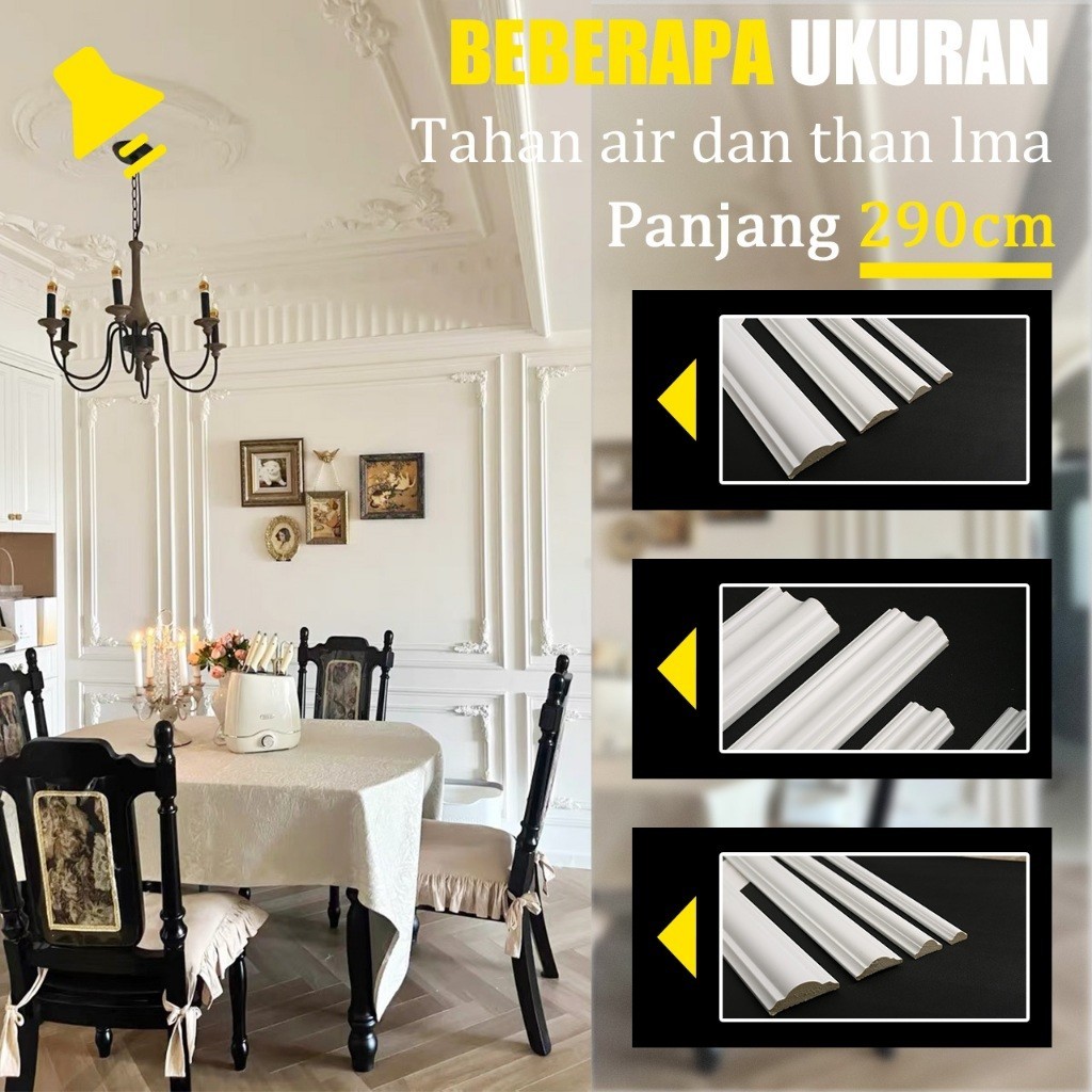 Jual Lis List Border Profil Wall Moulding/Molding PVC Dekorasi Hiasan ...