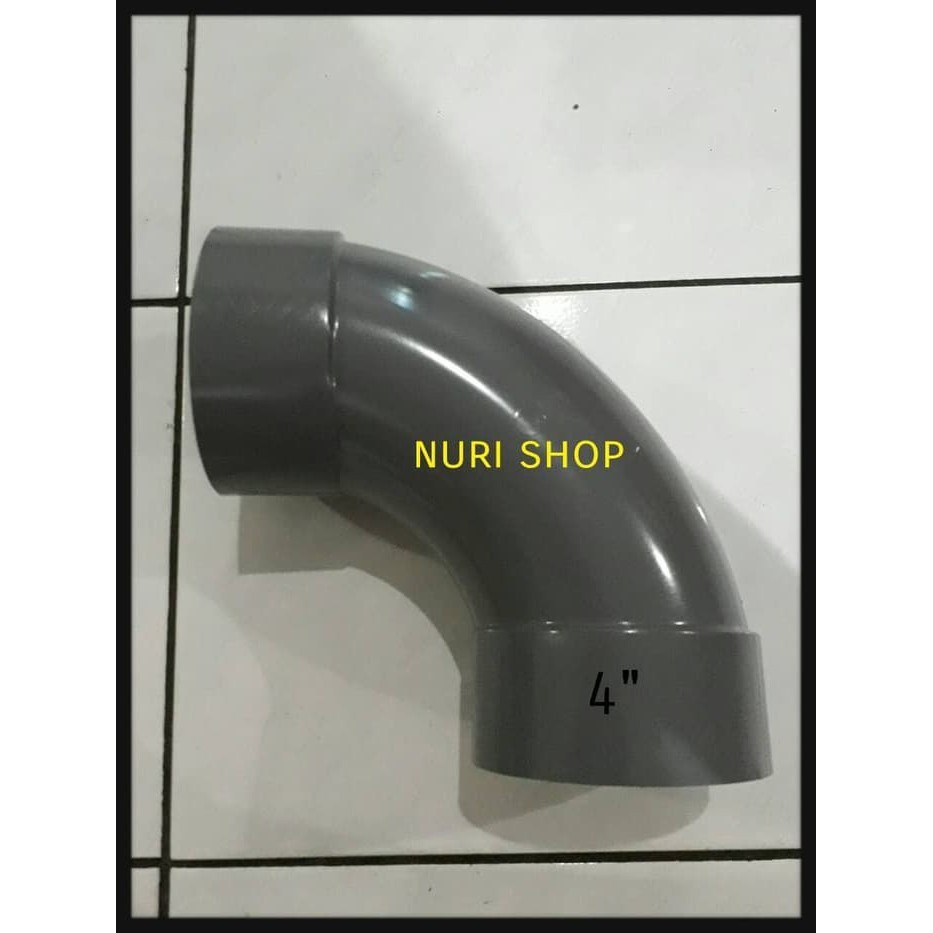 Jual Large Radius Elbow 4" inch Rucika / Long elbow / Keni PVC 4" Rucika | Shopee Indonesia