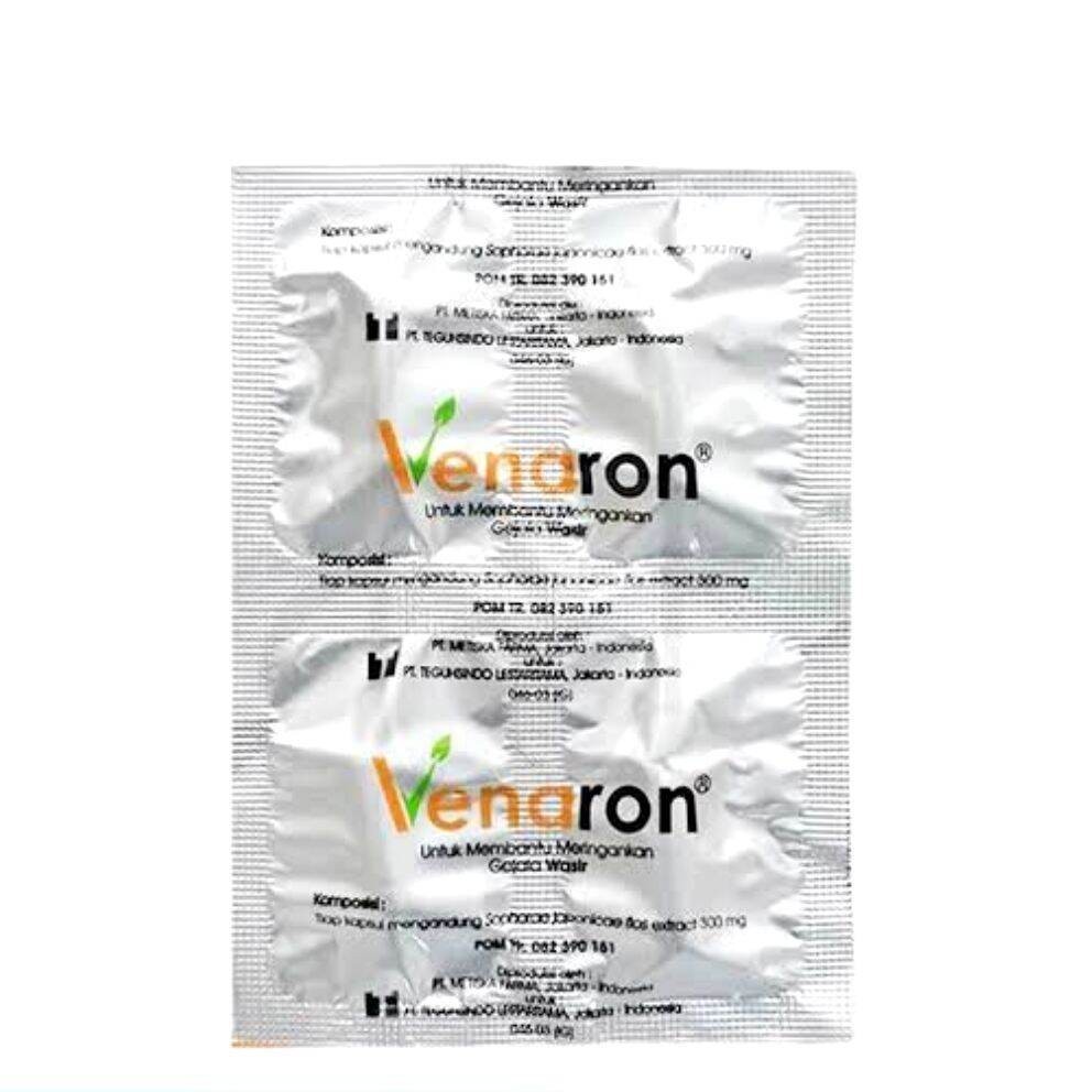 Jual Venaron 300 mg 4 Kapsul Obat Wasir | Shopee Indonesia