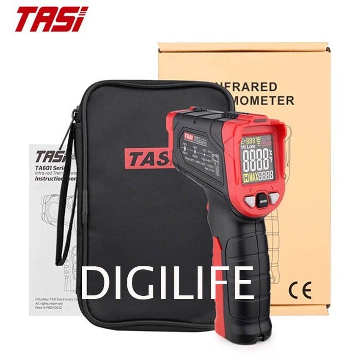 Jual Industrial Infrared Thermometer 880 Celsius TASI TA601C Termometer Gun | Shopee Indonesia