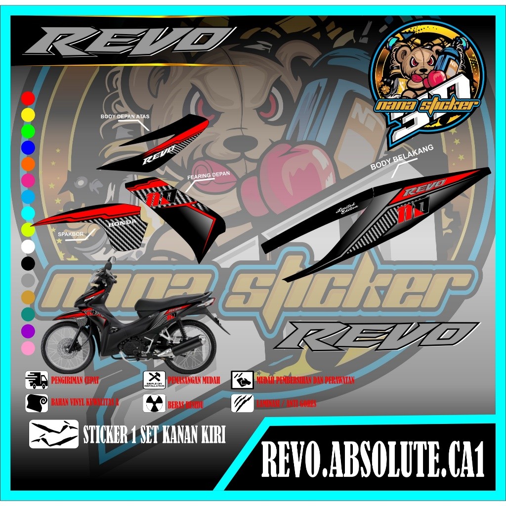 Jual Striping REVO ABSOLUTE - Stiker REVO ABSOLUTE List Variasi Motor ...