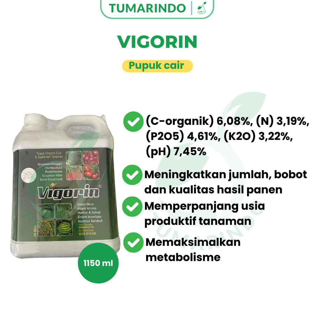 Jual Vigorin 1150ml Pupuk Cair Asam Amino Suplemenn Tanaman ...
