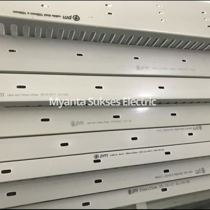 Jual Kabel Duct 33x65 Abu2 Lobang PM Abu 33 x 65 Lubang | Shopee Indonesia