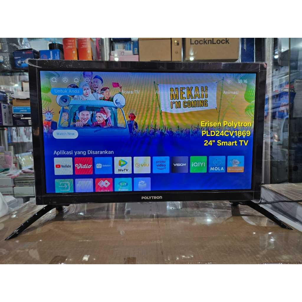 Jual POLYTRON LED TV SMART 24" PLD 24CV1869 | Shopee Indonesia