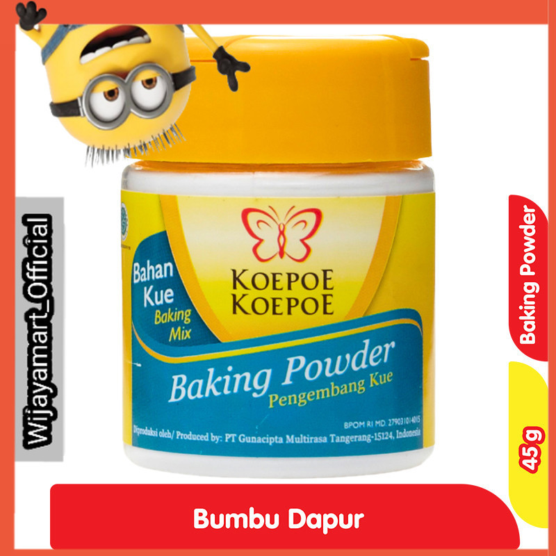 Jual Koepoe Koepoe Baking Powder Pengembang Kue 45 g | Shopee Indonesia