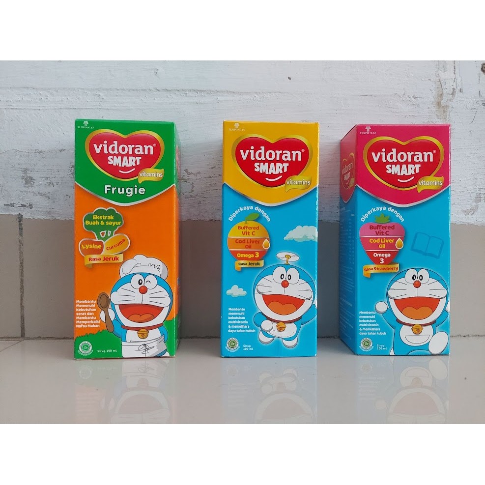 Jual Vidoran smart rasa strawberry stroberi / orange jeruk / FRUGIE ...