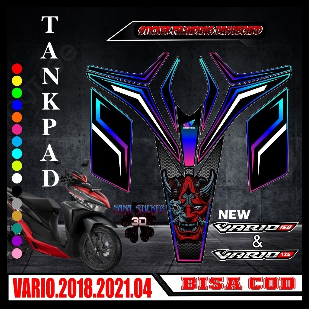 Jual DECAL HONDA VARIO NEW 125 DAN 150CC 2018 2021 Pelindung Dashboard ...