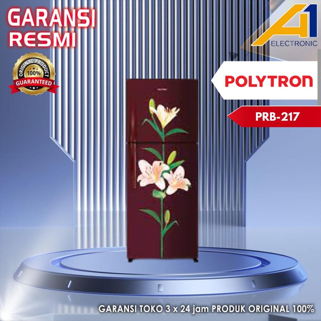 Jual Kulkas POLYTRON PRB 217 / PRB217 No Frost 2 Pintu 220 L | Shopee ...
