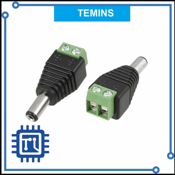 Jual Konektor Jack DC Male 5.5x2.5 Adaptor Arduino 5.5mm x 2.5mm ...