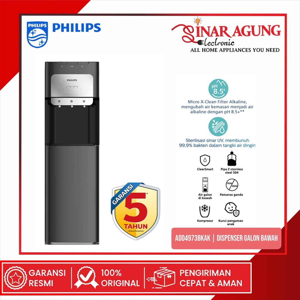 Jual PHILIPS ADD4973BKAK / ADD-4973 WATER DISPENSER GALON BAWAH ...