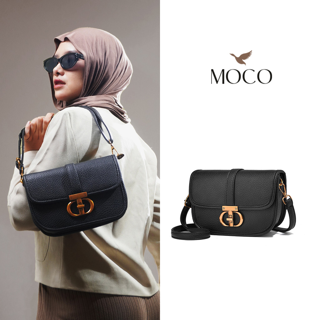 Jual MOCO Fashion Tas Selempang Wanita Sling Bag Lucu Saddle Vintage Terbaru M096 | Shopee Indonesia