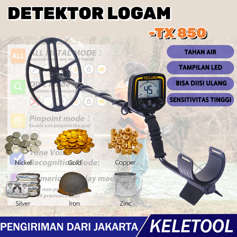 Jual TIANXUN TX850 Metal Detektor Detector Emas Pendeteksi Logam Metal ...