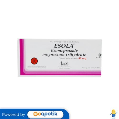 Jual Esola 40 Mg Box 20 Tablet | Shopee Indonesia