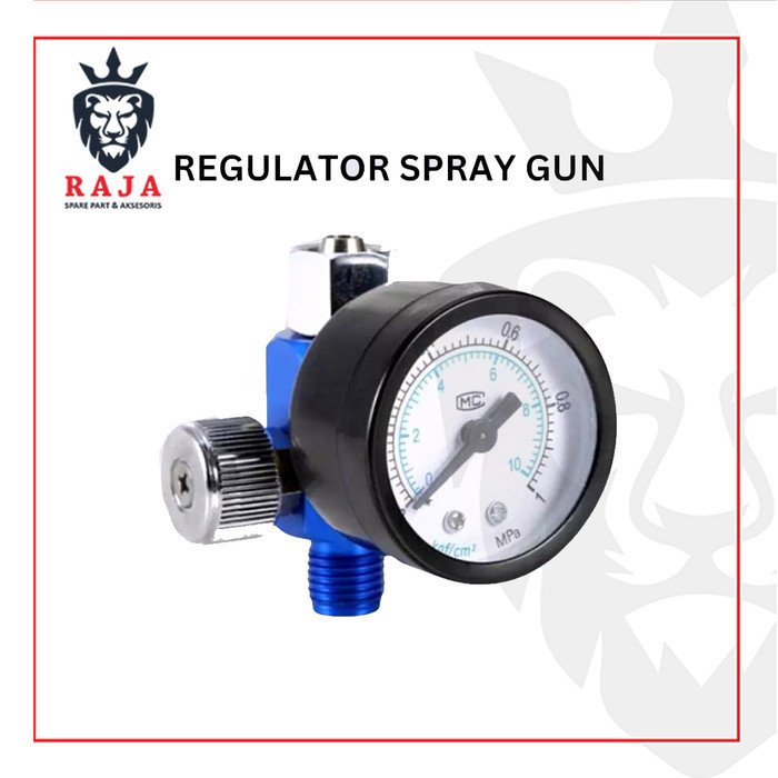 Jual Spray Gun Regulator with pressure gauge spraygun | Shopee Indonesia
