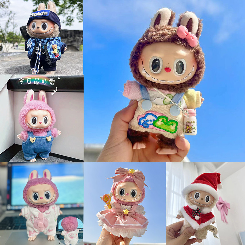 Jual Clothes only] labubu clothes ready for 17cm Labubu doll Baju ...