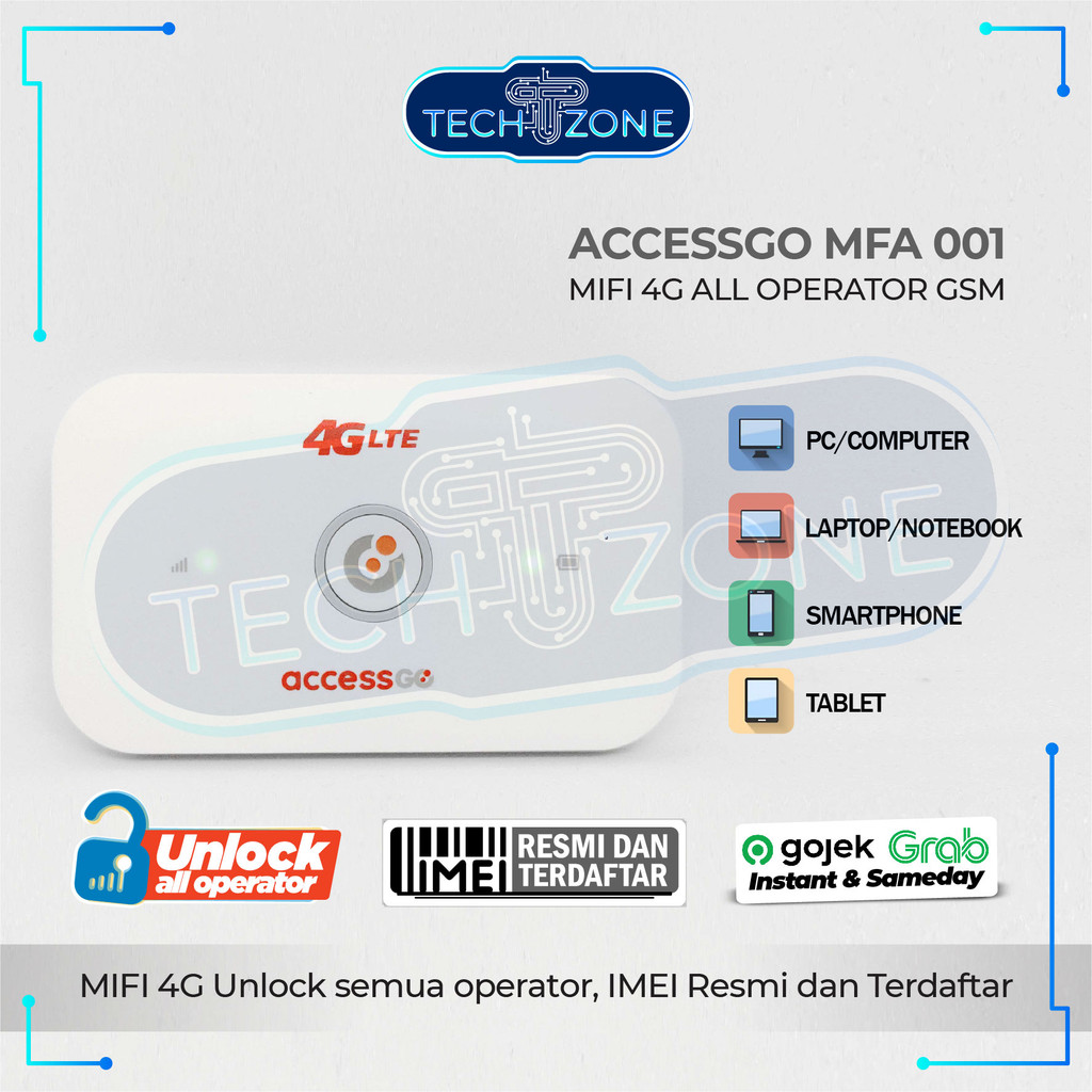 Jual Modem wifi Sim Card AccessGo MiFi MFA-001 4G All Operator GSM ...