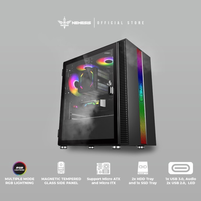 Jual NYK Nemesis Casing Gaming T20 Mistic | Shopee Indonesia