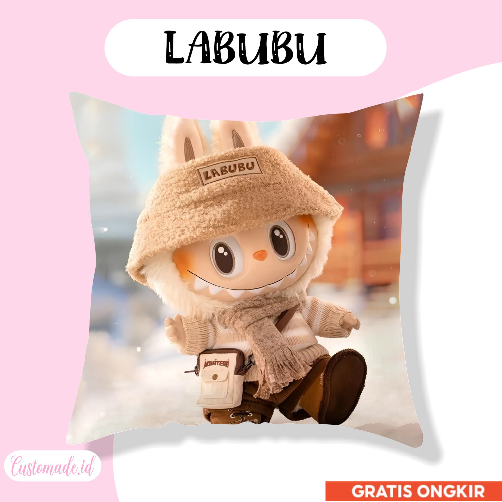 Jual Bantal LABUBU VIRAL 30x30cm - Labubu Lisa Blackpink - Bantal Imut ...