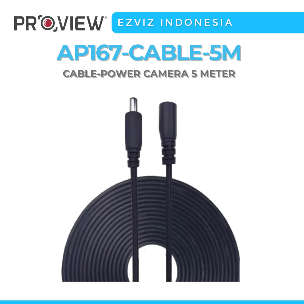 Jual PROVIEW AP167-CABLE-5M CABLE-POWER CAMERA 5 METER | Shopee Indonesia
