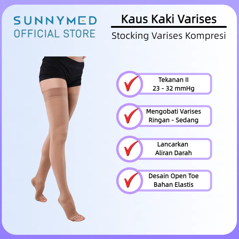 Jual Stocking Varises Kompresi Tingkatan Kelas CCL II Support Kaki ...