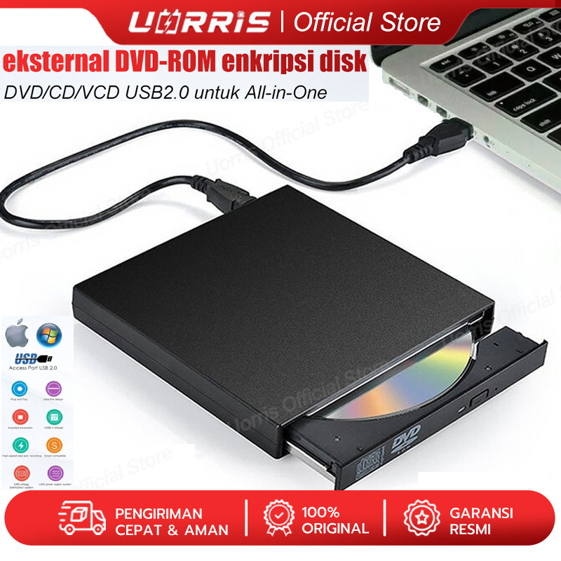 Jual UORRIS DVD external /dvd external laptop /Portable DVD Writer DVD ...