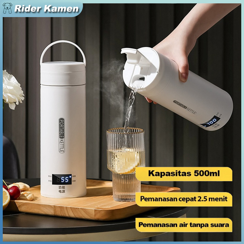Jual Pemanas Air Listrik Portable 500ML LED Display Stainless Steel 304 ...