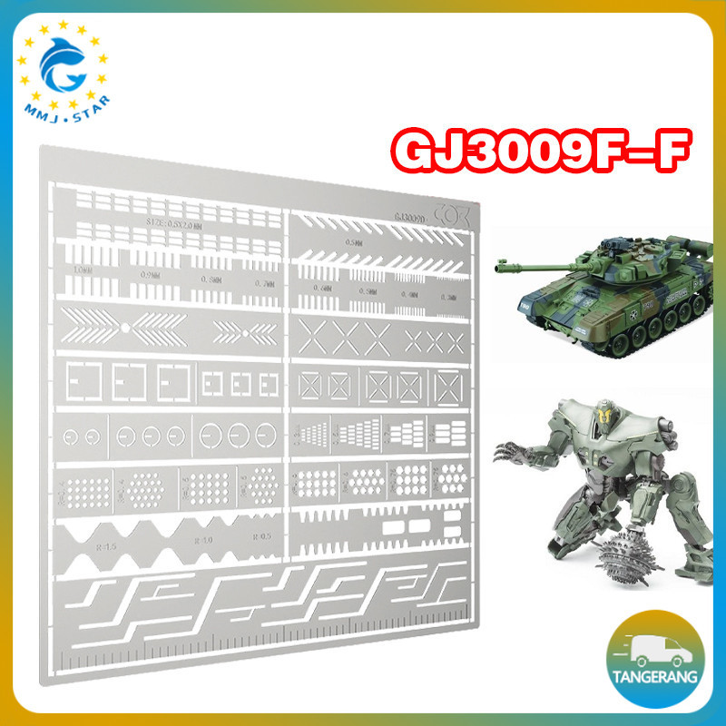 Jual 36in1 Gundam Panel Line Template Scribing Guide Tools Premium ...