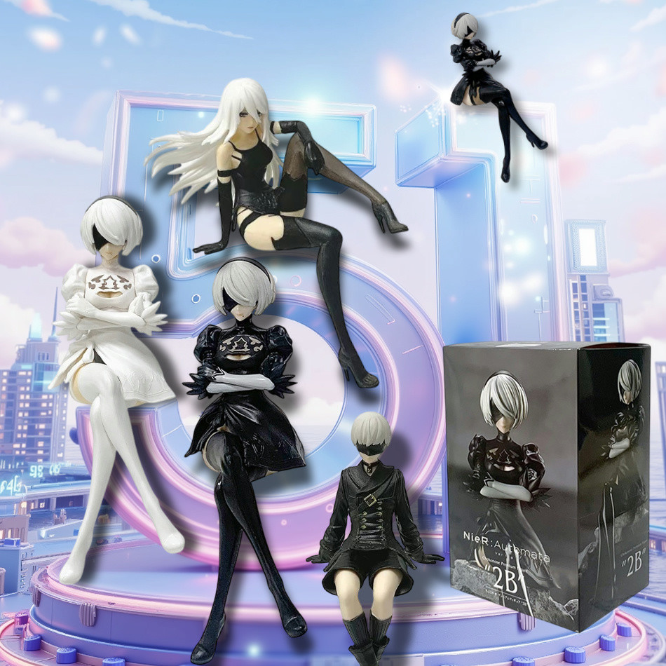 Jual In Stock GSC 15CM NieR:Automata Yorha Type 2B A2 PVC Anime Action ...