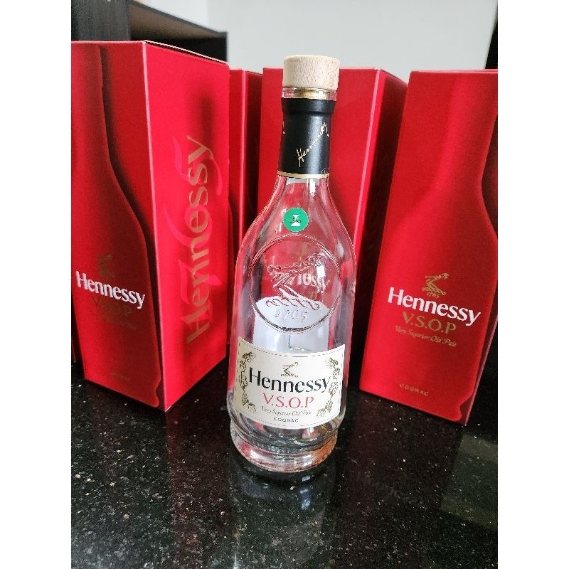 Jual BOTOL BEKAS MINUMAN HNNESSY + DUS / BOTOL PAJANGAN / BOTOL BEKAS ...