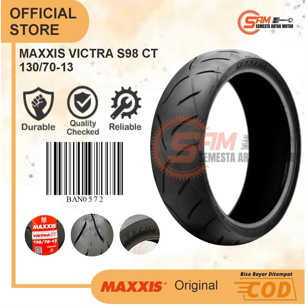 Jual Maxxis Victra CT 130/70 Ring 13 Ban Tubeless Nmax Old New Series Motor Matic | Shopee Indonesia
