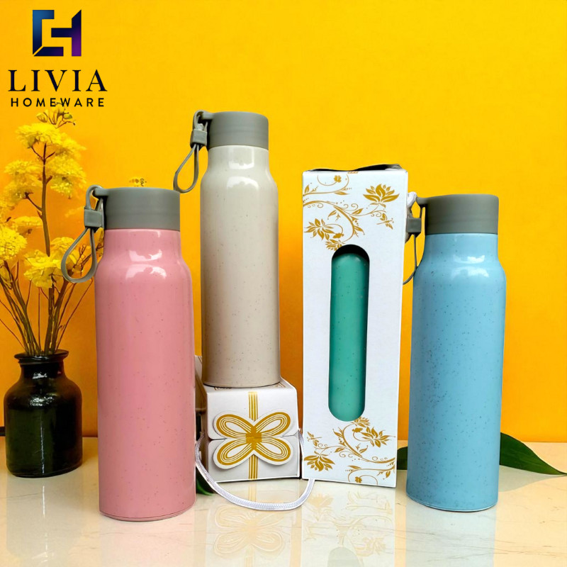 Jual Botol Minum Kaca Go Green Botol Gandum Botol Kaca Jerami Botol ...