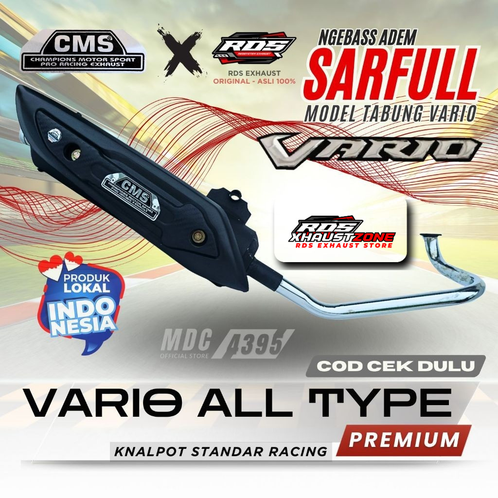 Jual Knalpot CMS Racing Vario 110 Karbu Old 125 Bohlam KZR Techno 150 ...