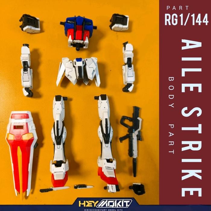 Jual REAL GRADE RG 1/144 AILE STRIKE BANDAI GUNDAM BODY PART TORSO BODY ...